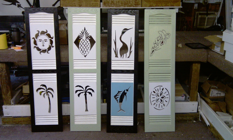 Shutter with cutouts | Our Work