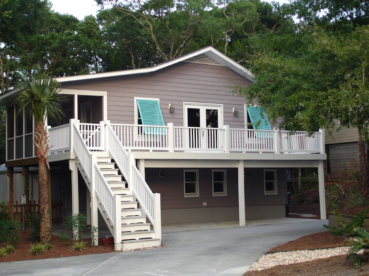 2x3.5 Turned top rail and porch rail gate, 2x3.5 Step rails on edge ...
